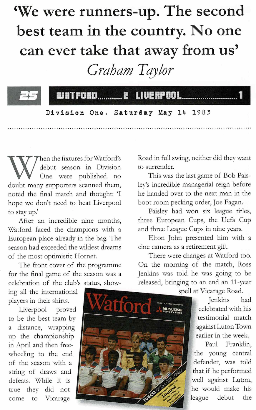 May | 1983 | OLD WATFORD