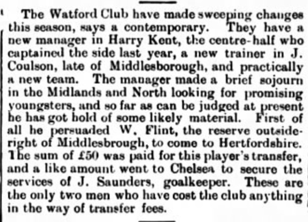 Harry Kent | OLD WATFORD