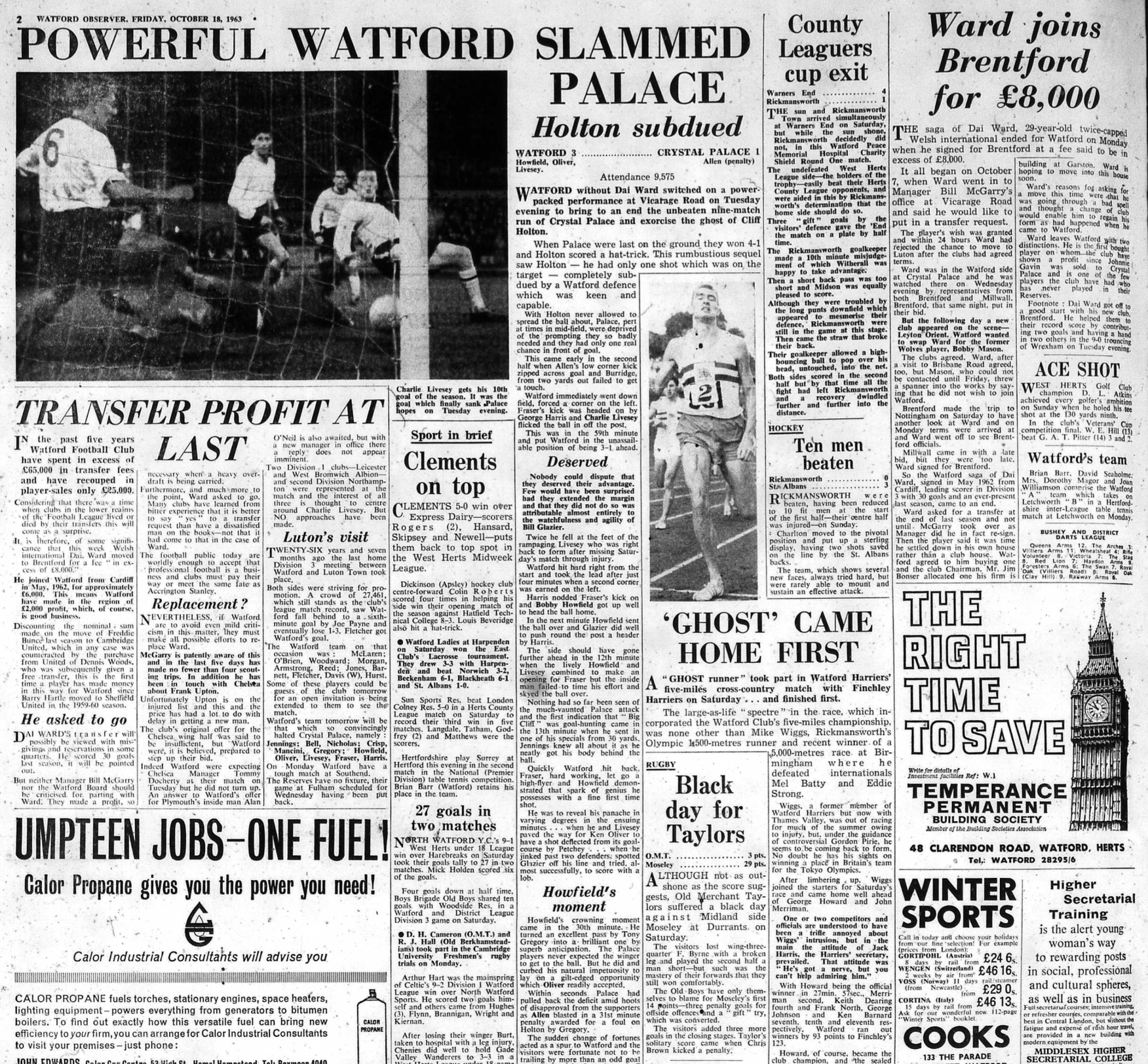 18th October 1963- Watford Observer | OLD WATFORD