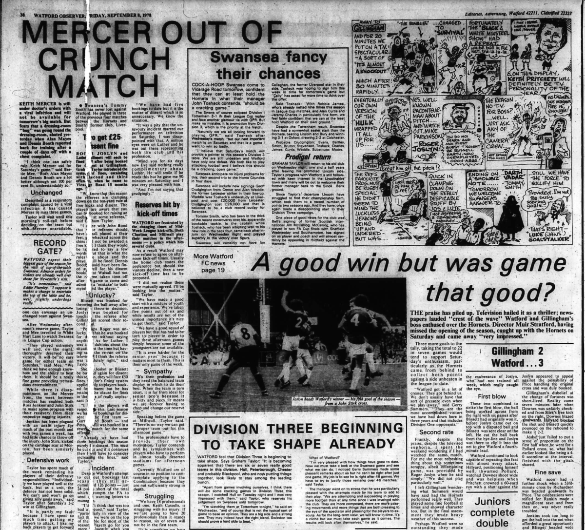 8th September 1978- Watford Observer | OLD WATFORD